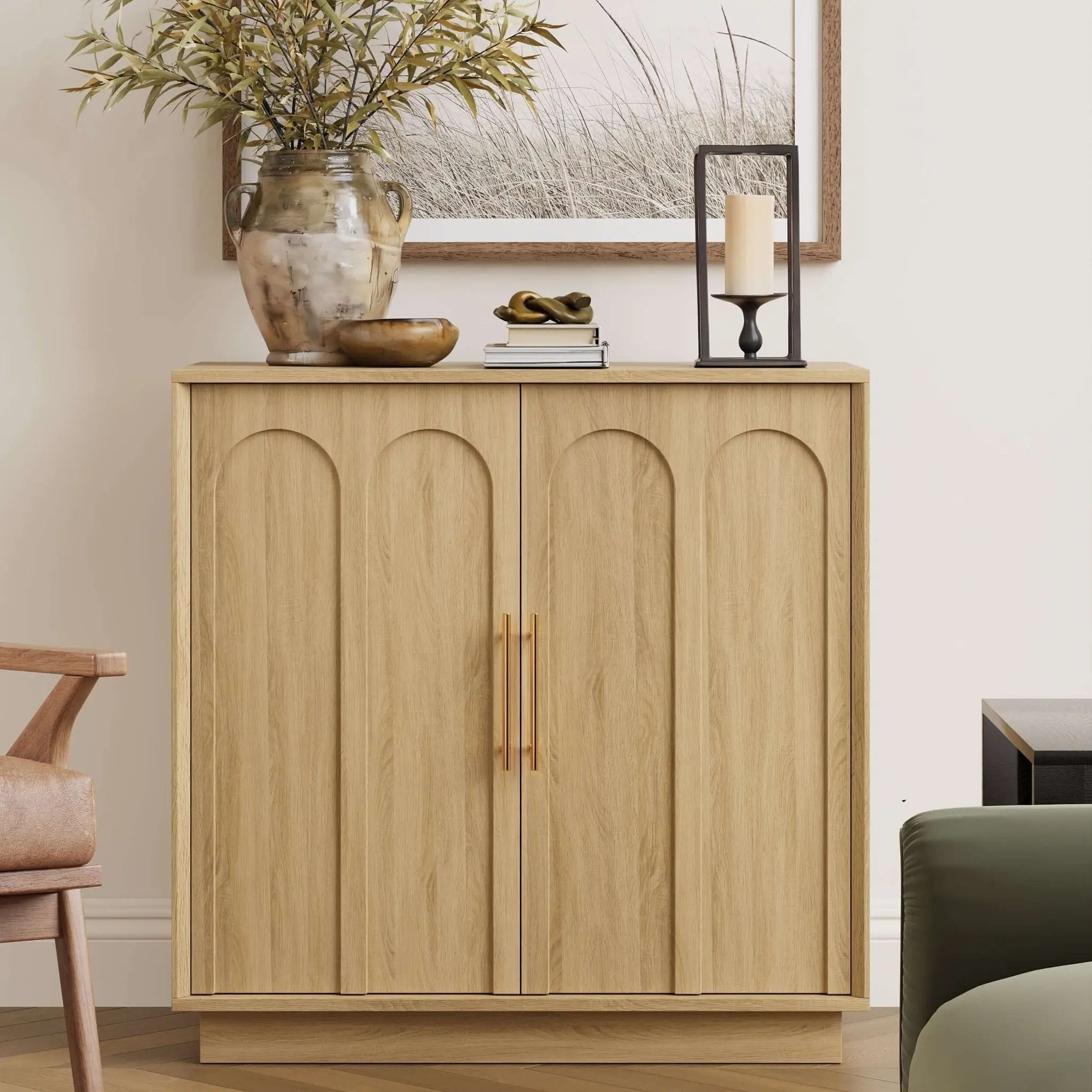 Stylish Modern Oak Sideboard - Perfect Storage Solution – FORTUNETEC